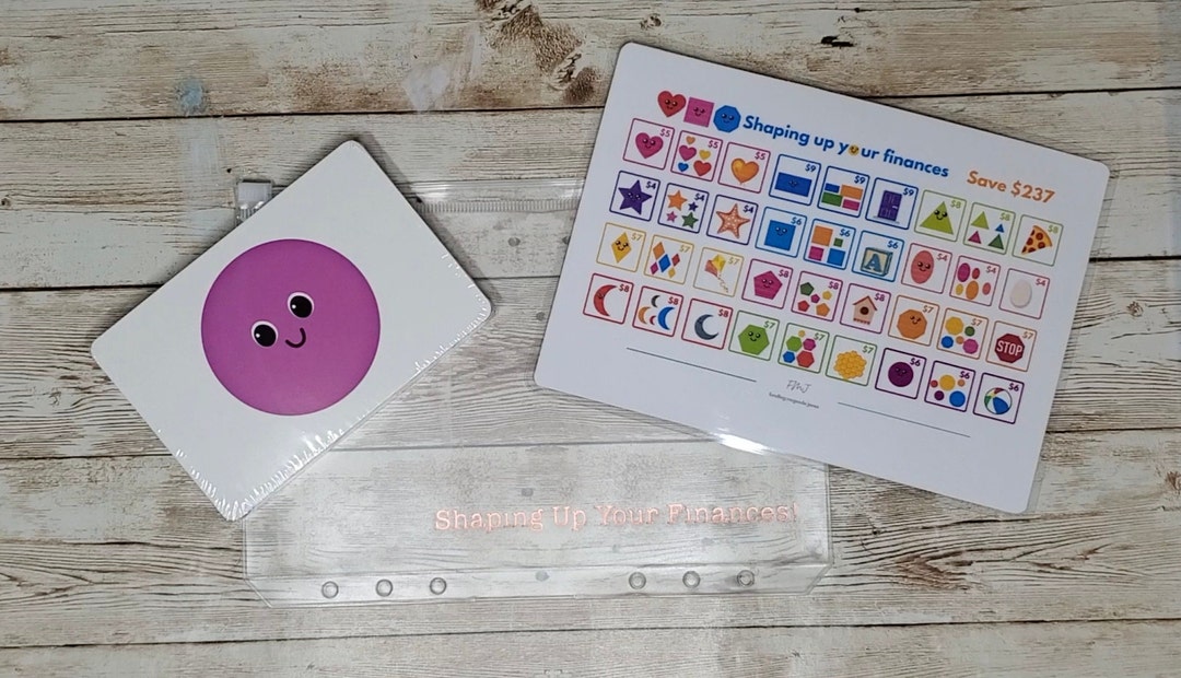Shape up Your Finances A5 Challenge Kit | Flash Card Challenge ...
