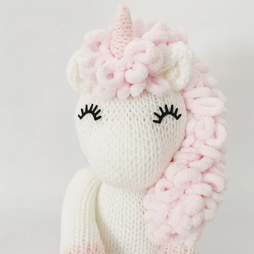 Unicorn Sitting Knitting Machine Pattern PDF Addi Sentro - Etsy
