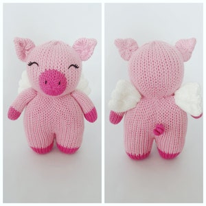 Flying Pig Knitting Machine Pattern PDF ONLY Addi Sentro - Etsy