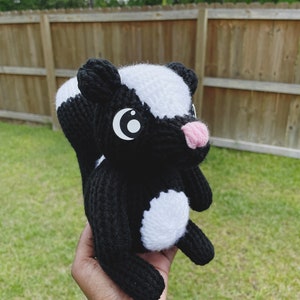 Skunk Knitting Machine Pattern PDF ONLY Addi Sentro - Etsy