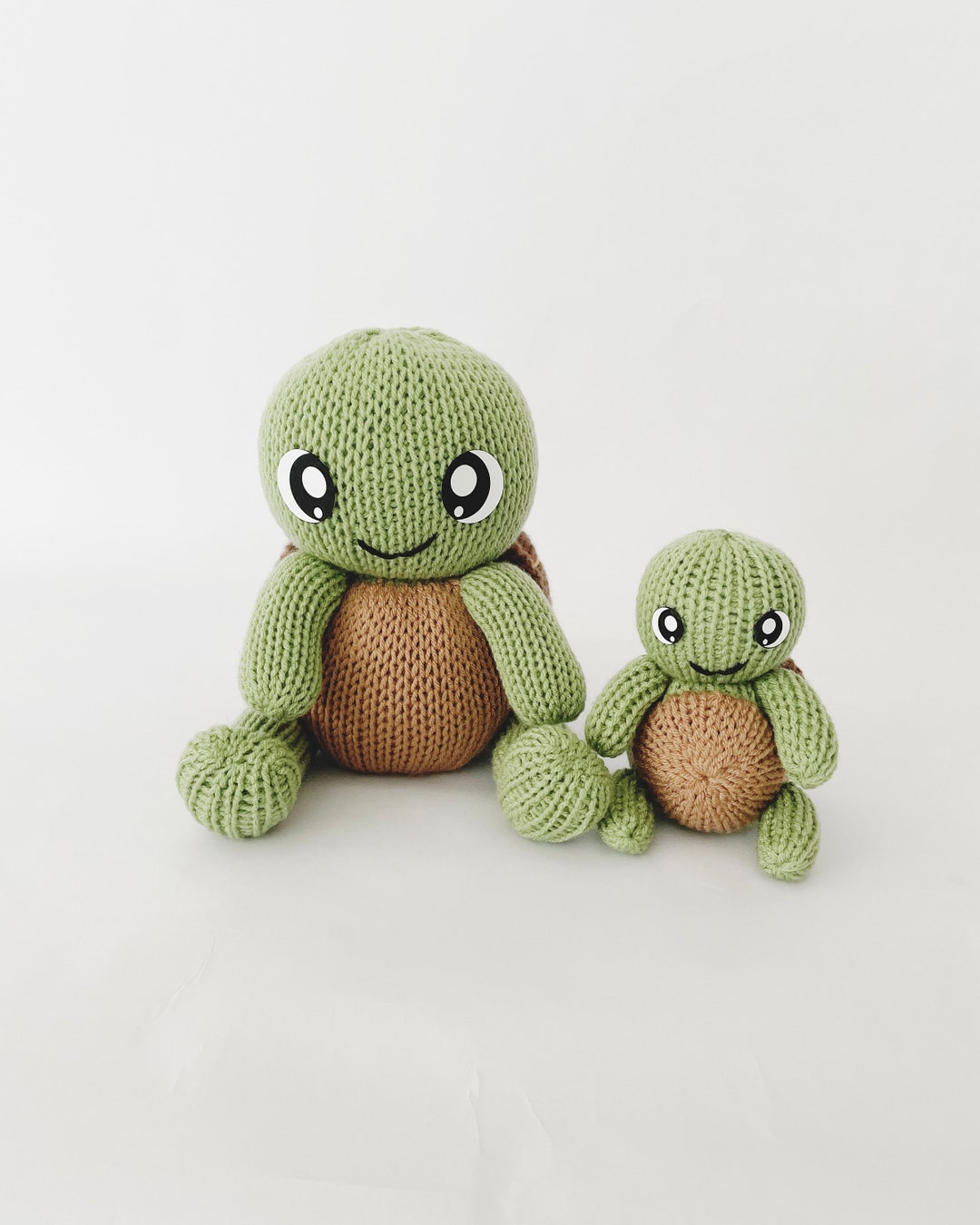 Turtle Sitting Knitting Machine Pattern PDF ONLY Addi Sentro - Etsy