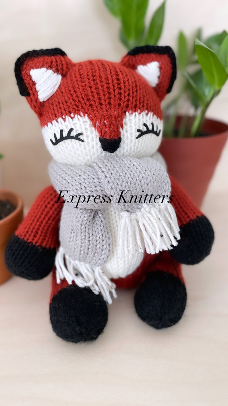 Fox Knitting Machine Pattern PDF ONLY - Etsy