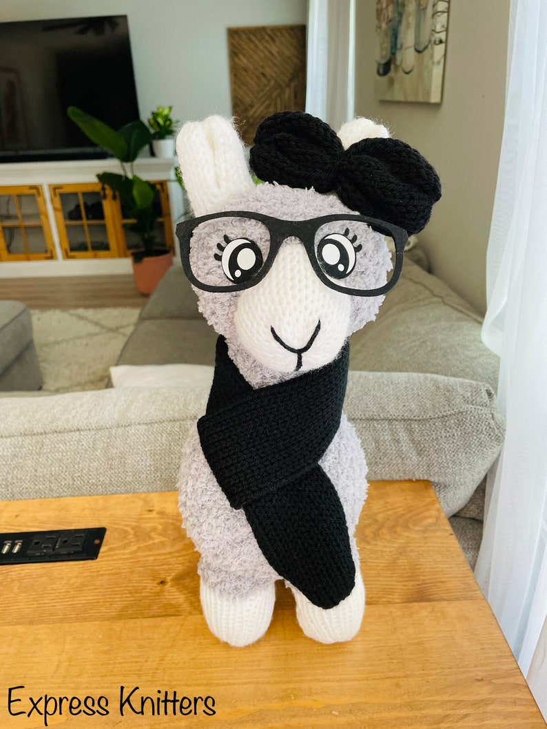 Alpaca Llama Alpacas Collection Knitting Machine Pattern PDF - Etsy