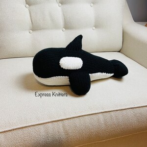 Giant & Baby Orca Whale Knitting Machine Pattern PDF Only Addi Sentro ...