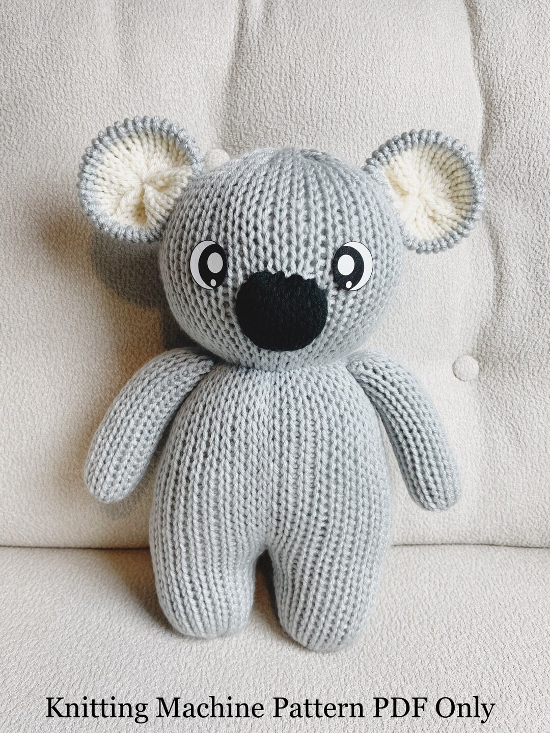 Koala Knitting Machine Pattern PDF ONLY Addi Sentro - Etsy