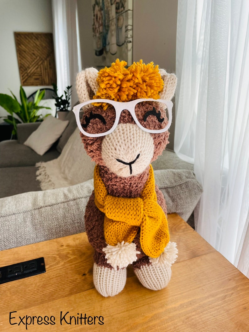 Alpaca Llama Alpacas Collection Knitting Machine Pattern PDF - Etsy