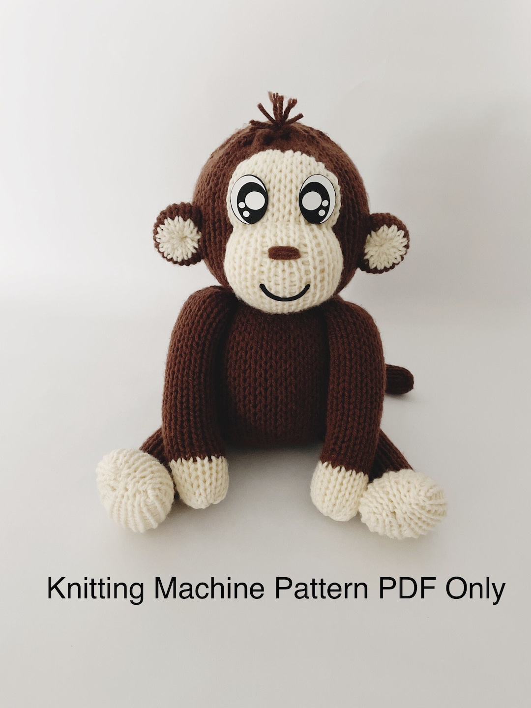 Monkey Knitting Machine Pattern PDF ONLY Addi Sentro - Etsy