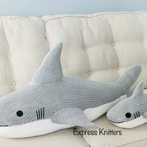 Giant & Baby Shark Knitting Machine Pattern PDF Only Addi Sentro - Etsy