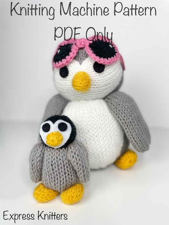 Penguins Knitting Machine Pattern PDF ONLY Addi Sentro - Etsy