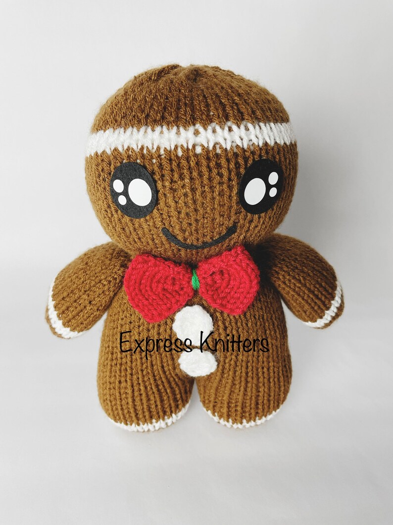 Gingerbread Boy Knitting Machine Pattern PDF ONLY Addi Sentro - Etsy