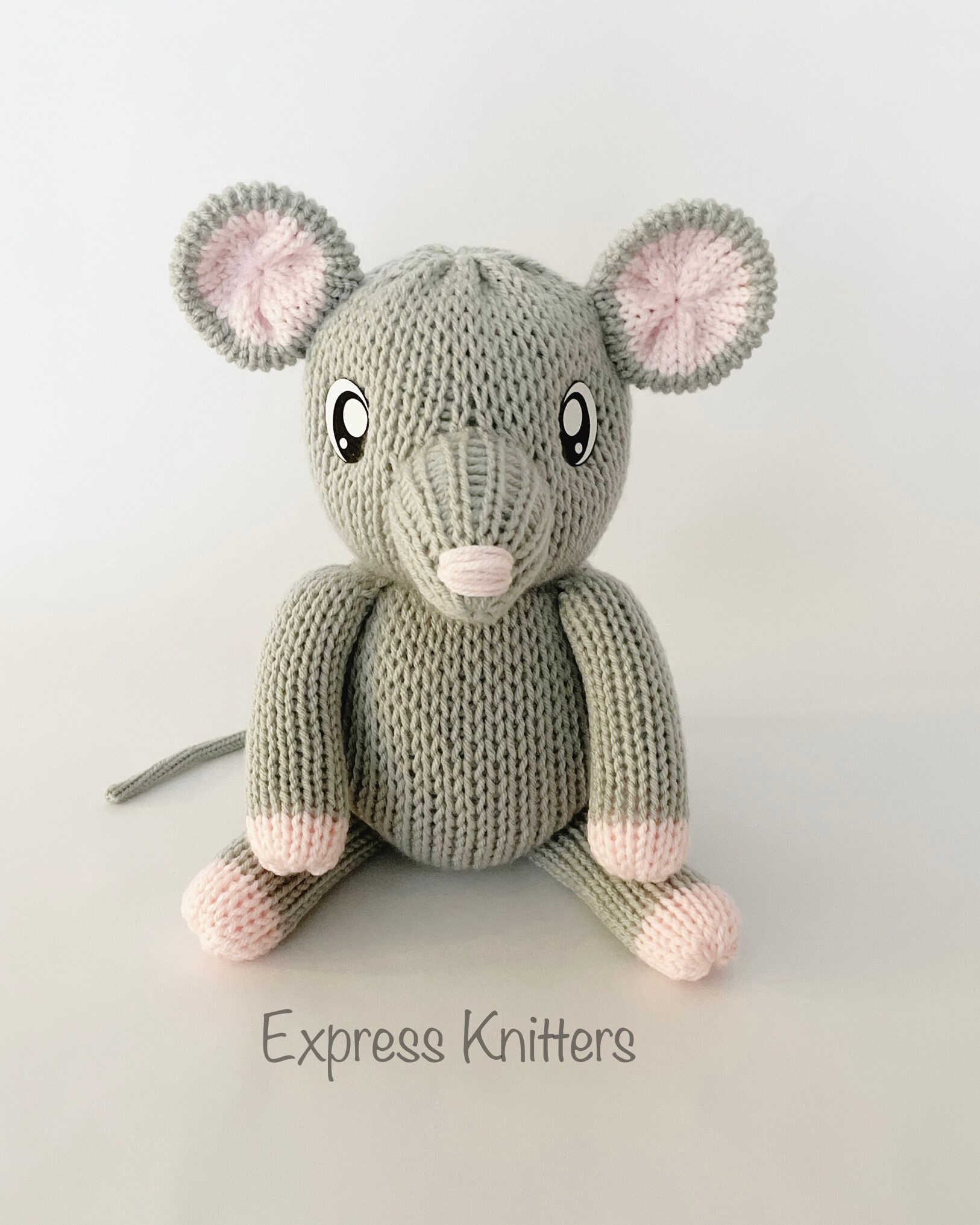 Mouse Knitting Machine Pattern PDF ONLY Addi Sentro - Etsy
