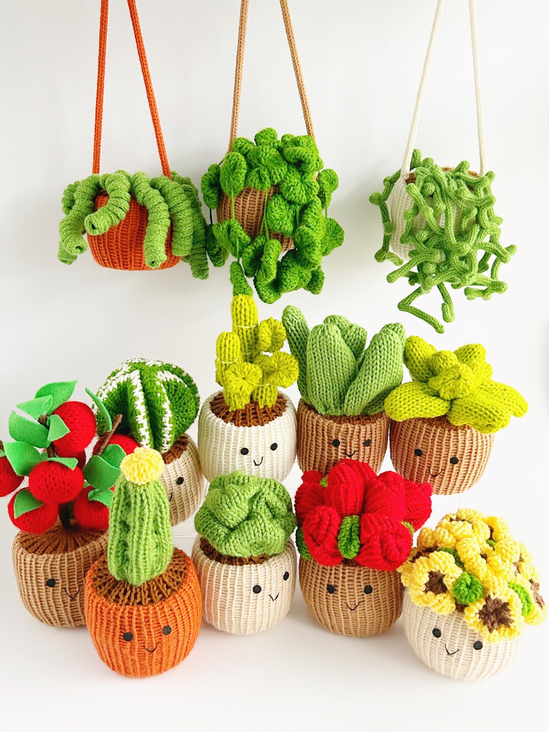 Beautiful Plants Collection Circular Knitting Machine Pattern PDF ONLY ...