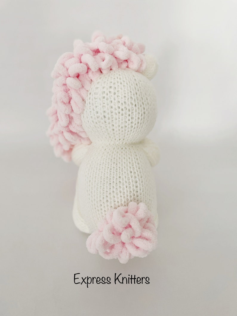 Unicorn Sitting Knitting Machine Pattern PDF Addi Sentro - Etsy
