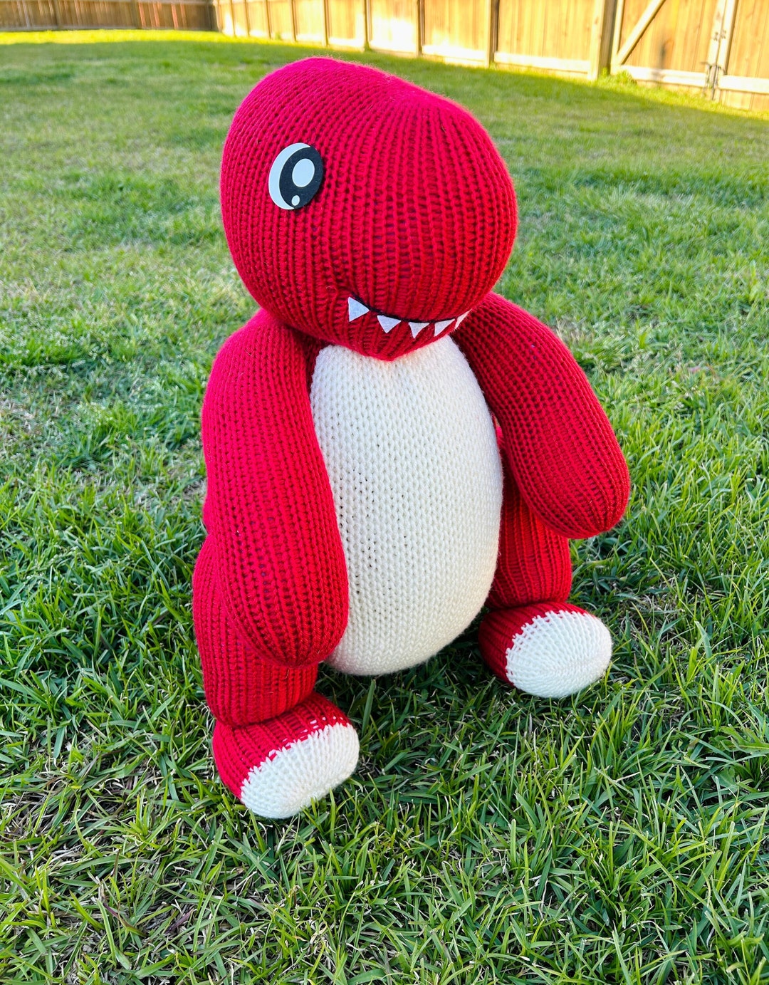 Giant Dino-dinosaur Knitting Machine Pattern PDF ONLY Addi Sentro - Etsy