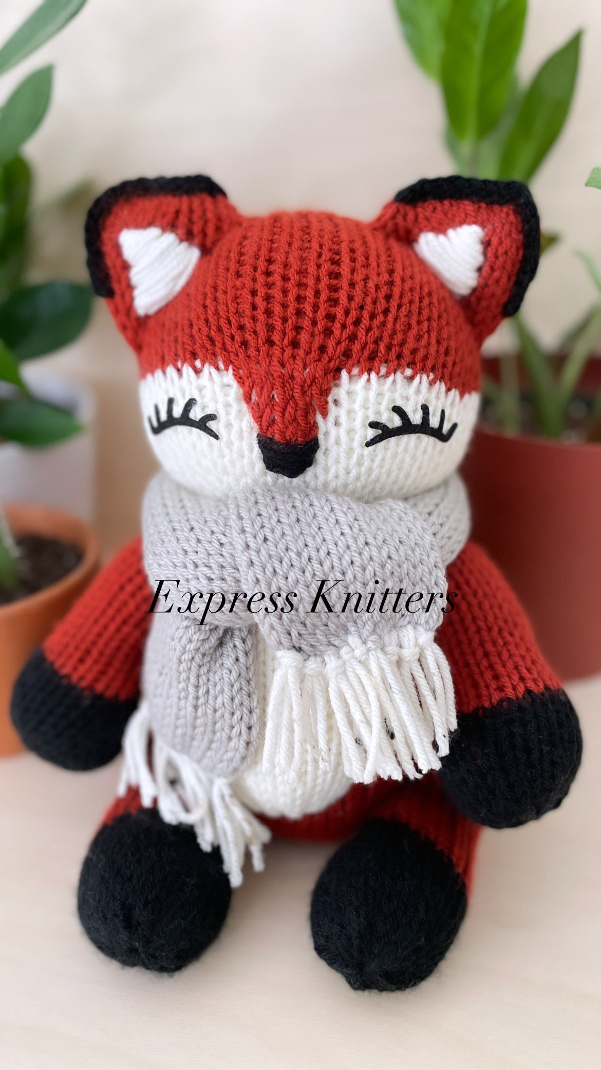 Fox Knitting Machine Pattern PDF ONLY - Etsy