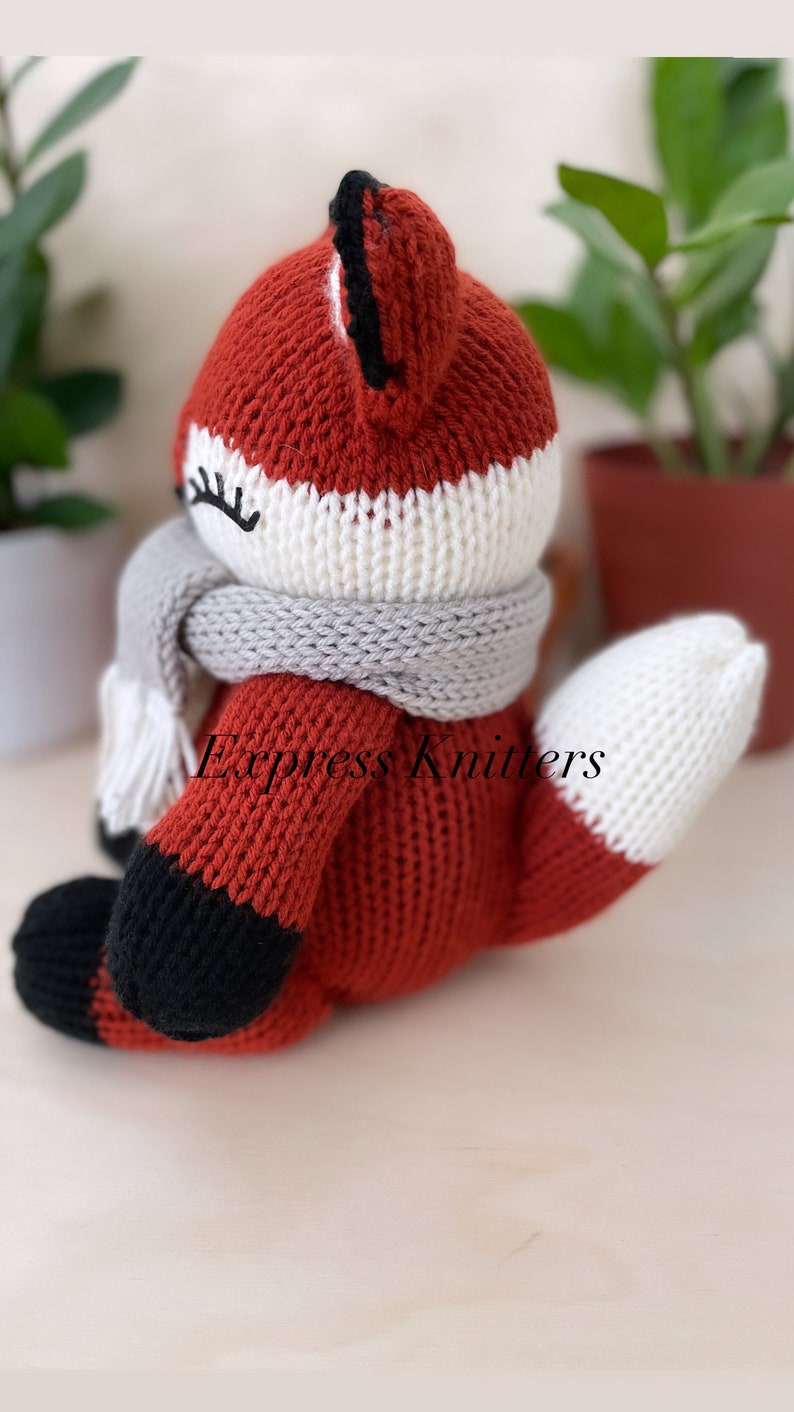 Fox Knitting Machine Pattern PDF ONLY - Etsy