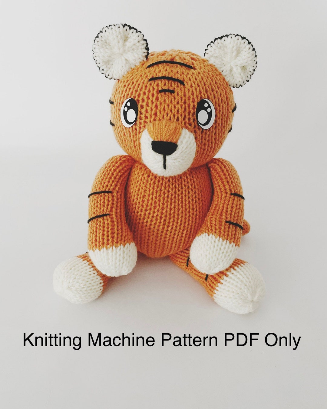 Tiger Knitting Machine Pattern PDF ONLY Addi Sentro - Etsy