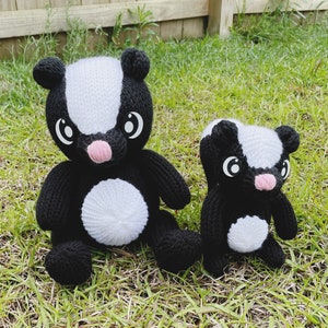 Skunk Knitting Machine Pattern PDF ONLY Addi Sentro - Etsy