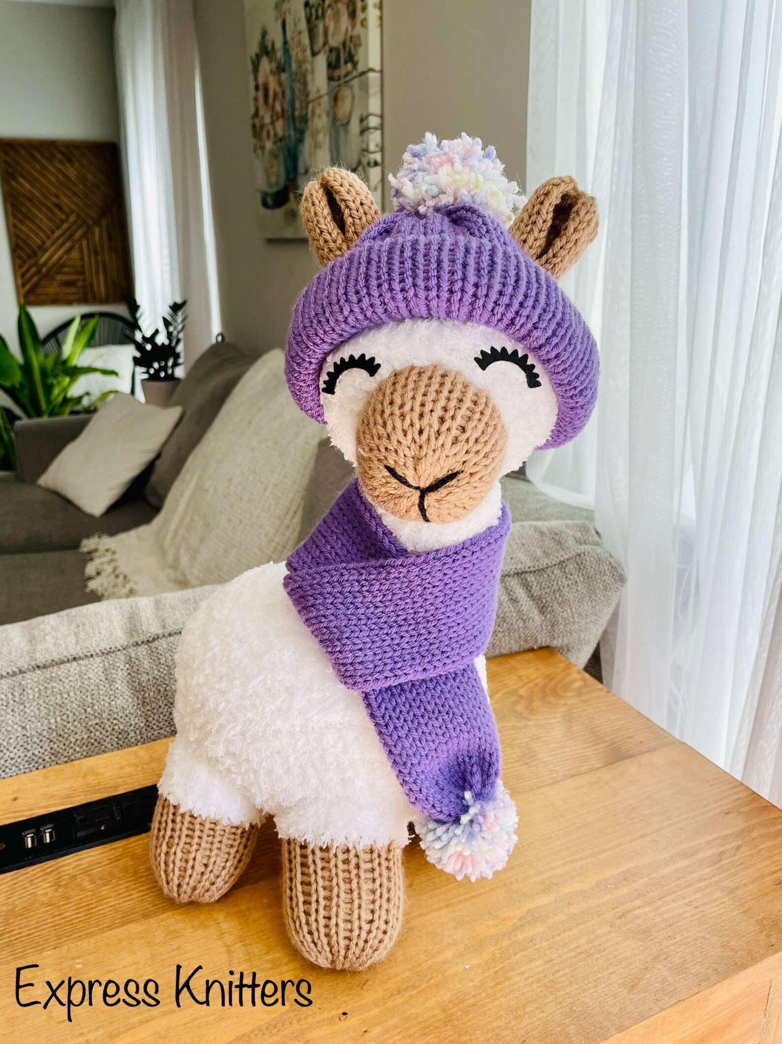 Alpaca Llama Alpacas Collection Knitting Machine Pattern PDF - Etsy