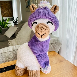 Alpaca Llama Alpacas Collection Knitting Machine Pattern PDF ONLY Addi Sentro - Etsy