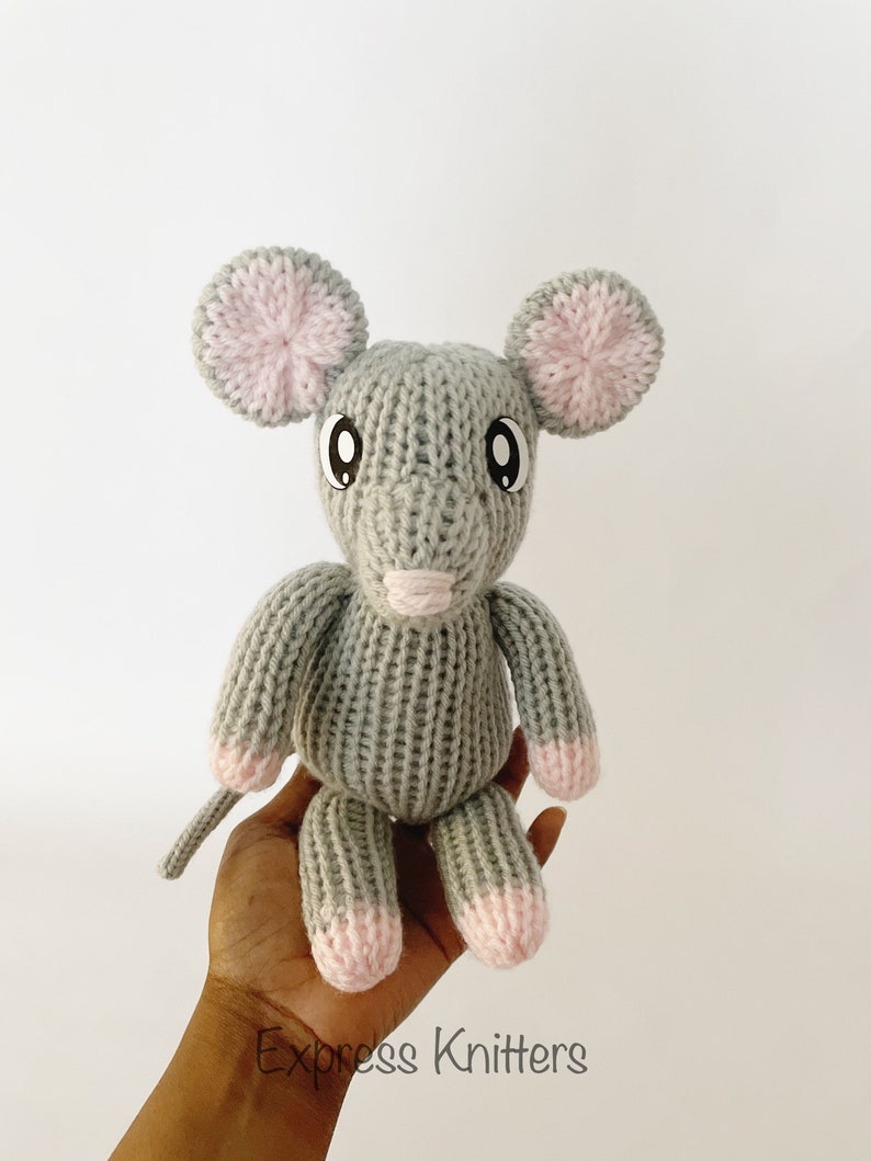 Mouse Knitting Machine Pattern PDF ONLY Addi Sentro - Etsy