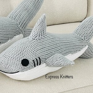 Giant & Baby Shark Knitting Machine Pattern PDF Only Addi Sentro - Etsy