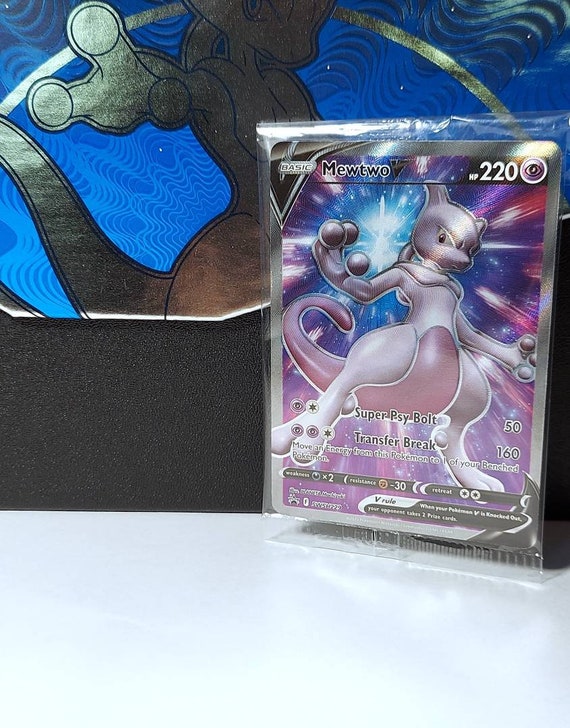 Pokemon TCG: Mewtwo SWSH229 Black Star Promo Ultra Rare - Etsy
