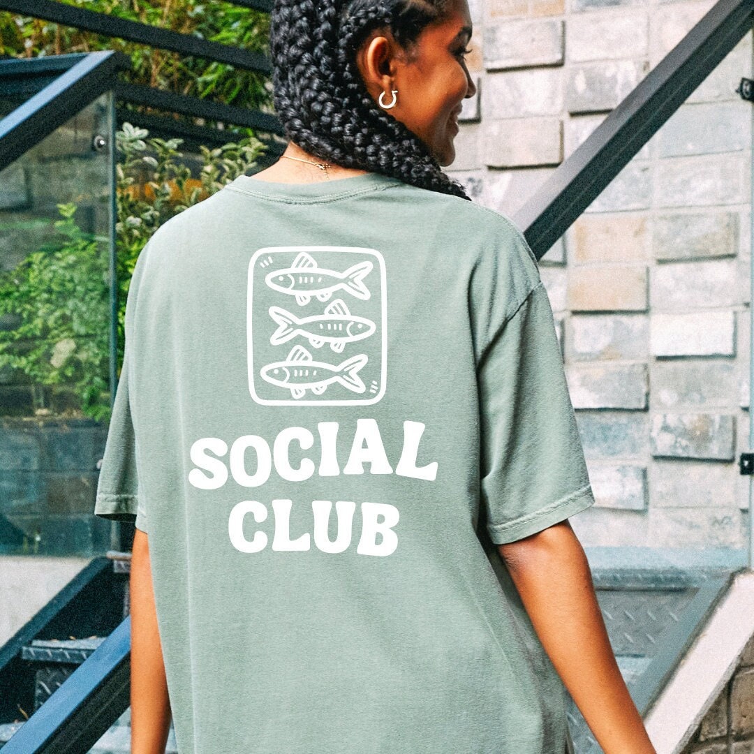 Sardine Social Club UNISEX Comfort Colors® Tee, Y2K Ocean Inspired ...