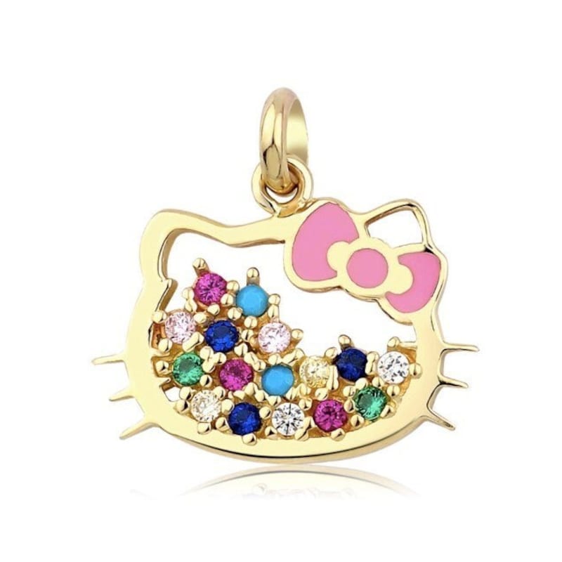 Hello Kittys Pendant - Etsy