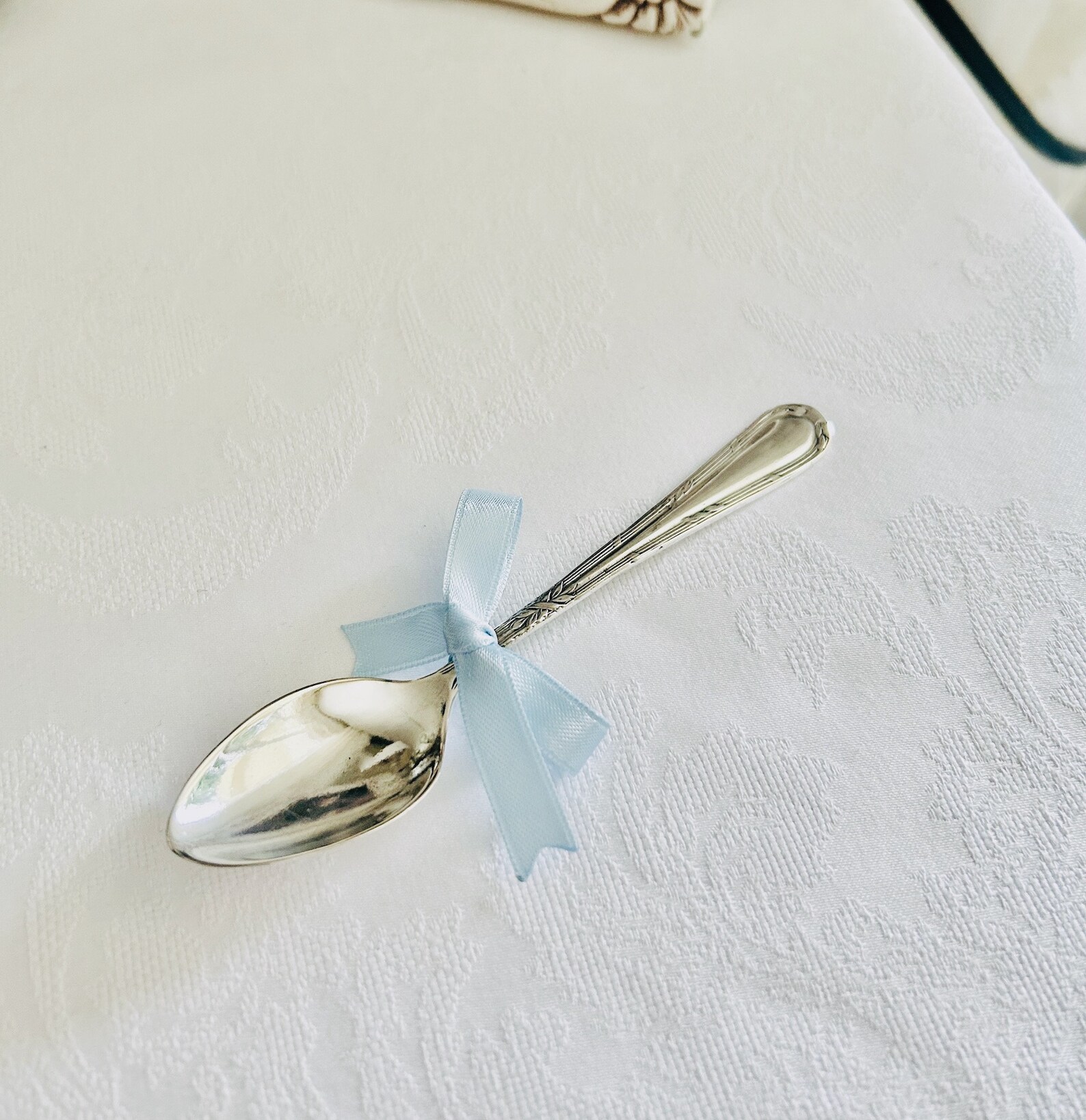 925 Sterling Silver Handmade Baby Spoon/baby Boy Gift/christening Gift ...