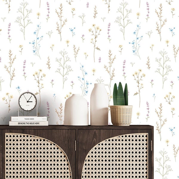 Dainty Floral Wallpaper - Etsy