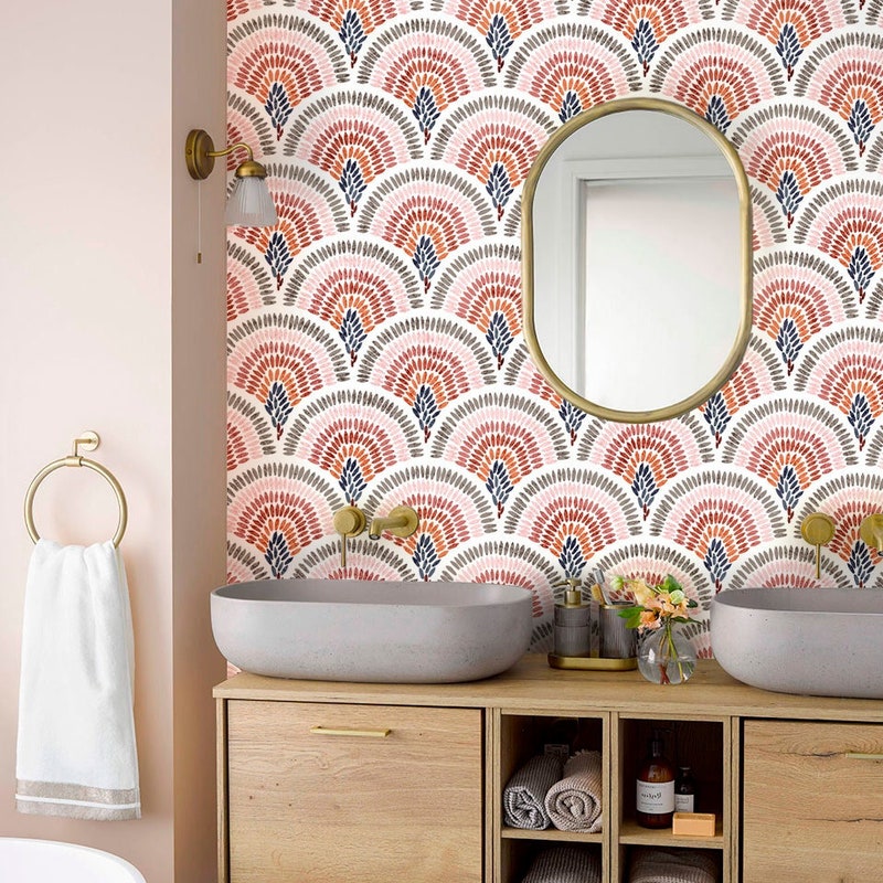 Scallop Wall Decal - Etsy