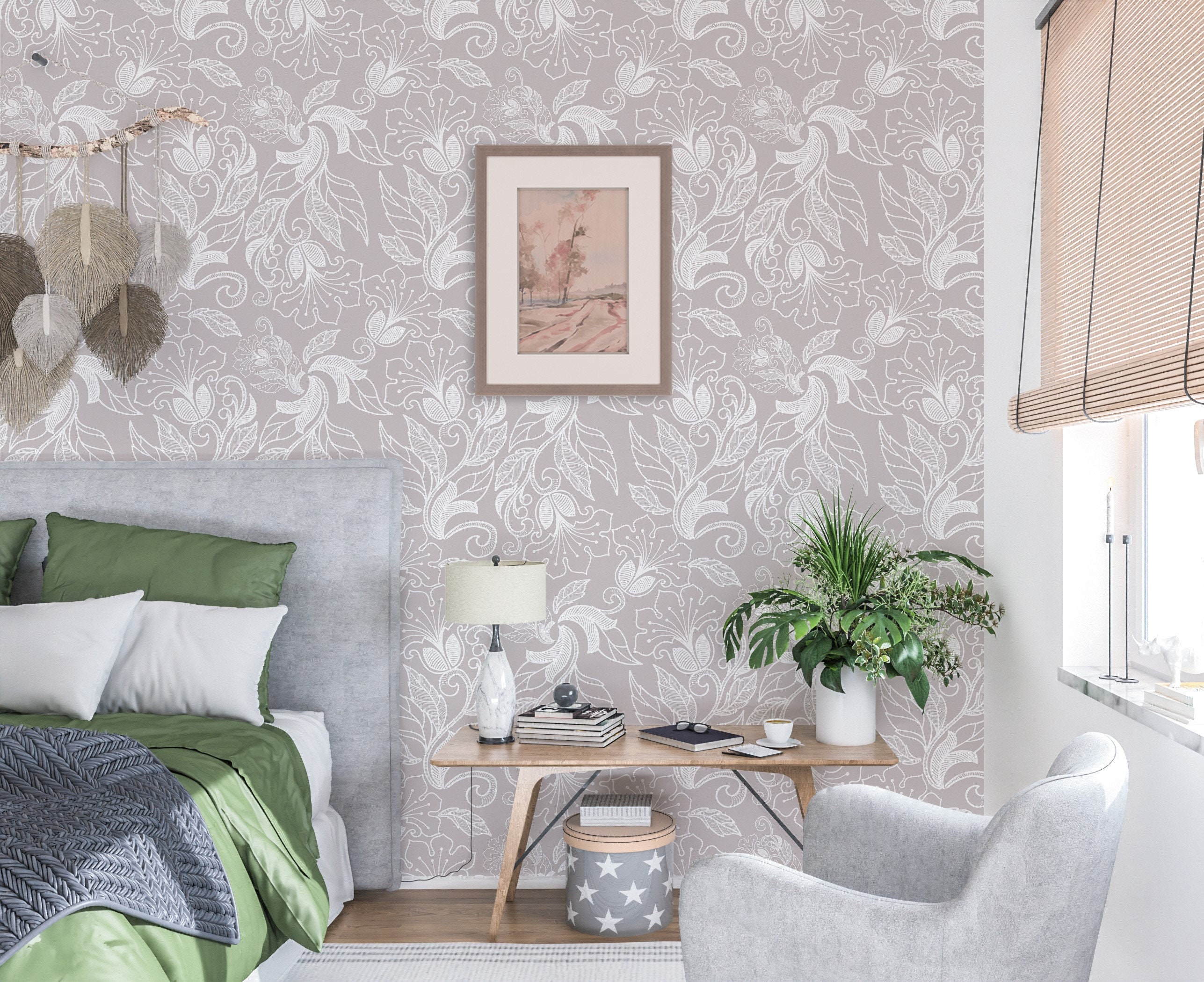 Cream Wallpaper Neutral Wallpaper Peel and Stick Soft - Etsy