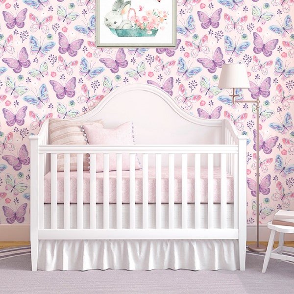 Girls Room Wallpaper - Etsy