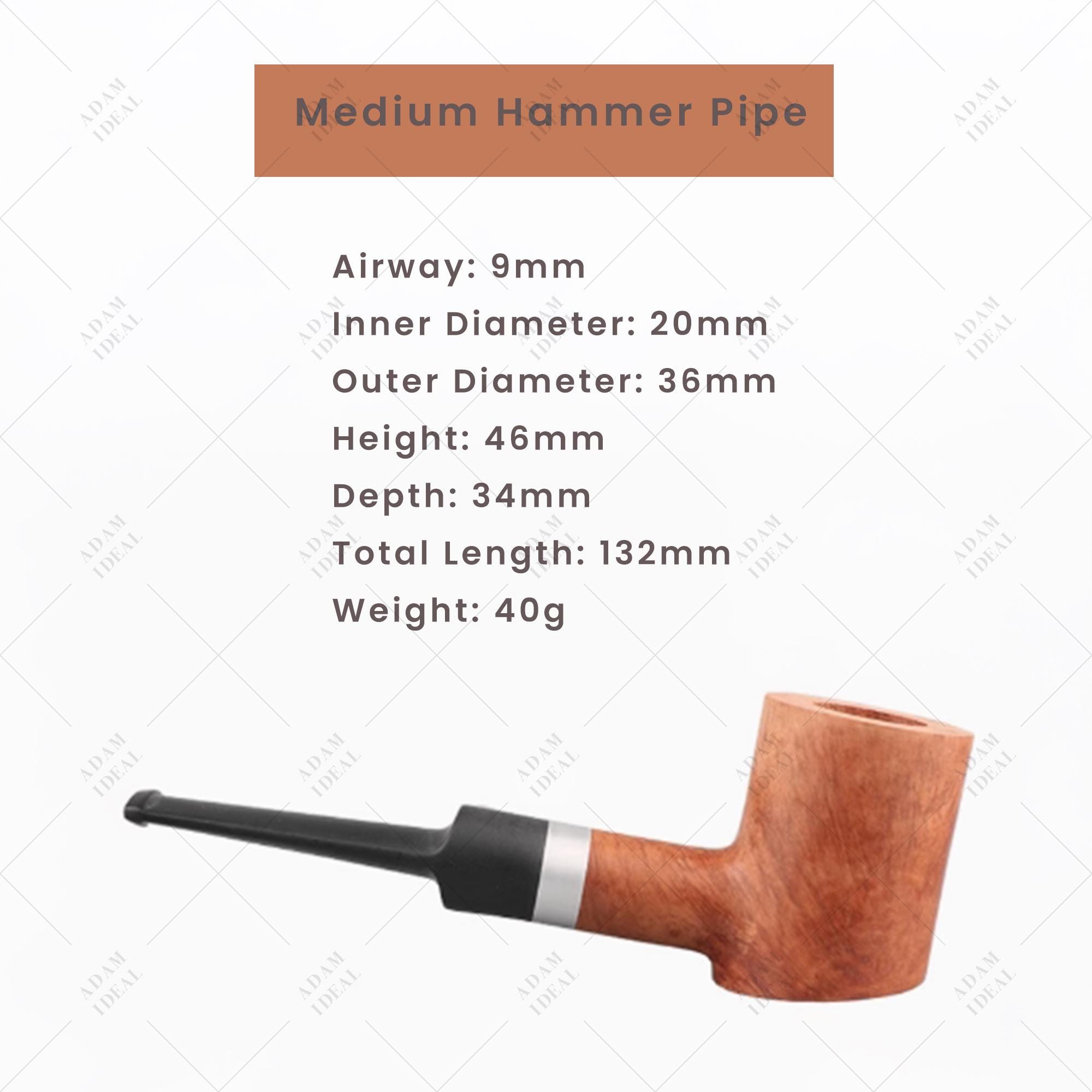 Unfinished Briar Wood Pipe Kit, DIY Bulldog, Tulip Pipes, Half-finished ...