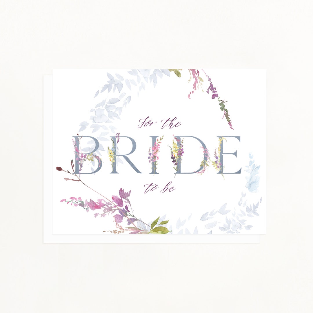 Bridal Shower Bride to Be Greeting Card - Etsy