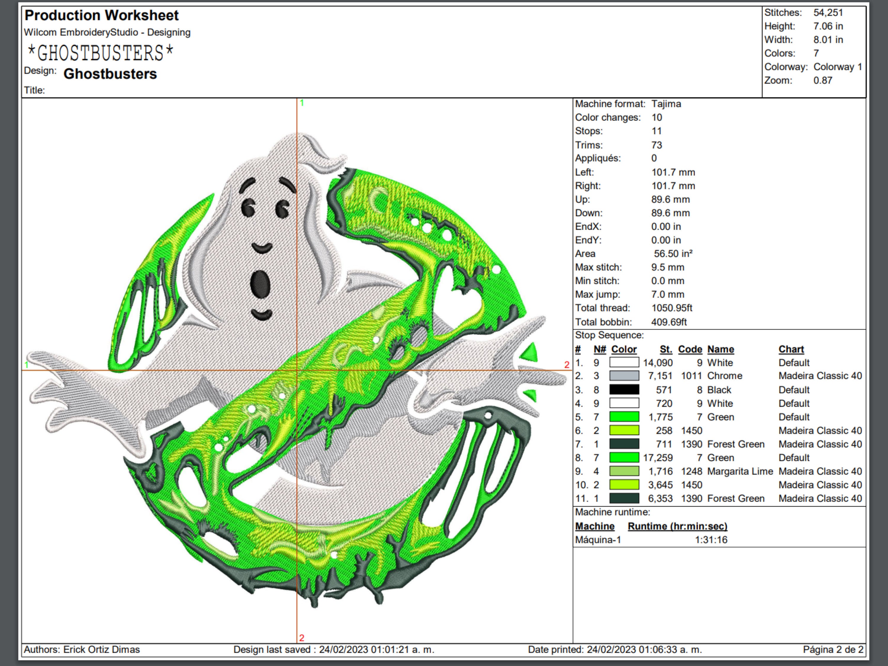 Ghost Machine Embroidery Design. Big Embroidery Design. 8 in X - Etsy ...