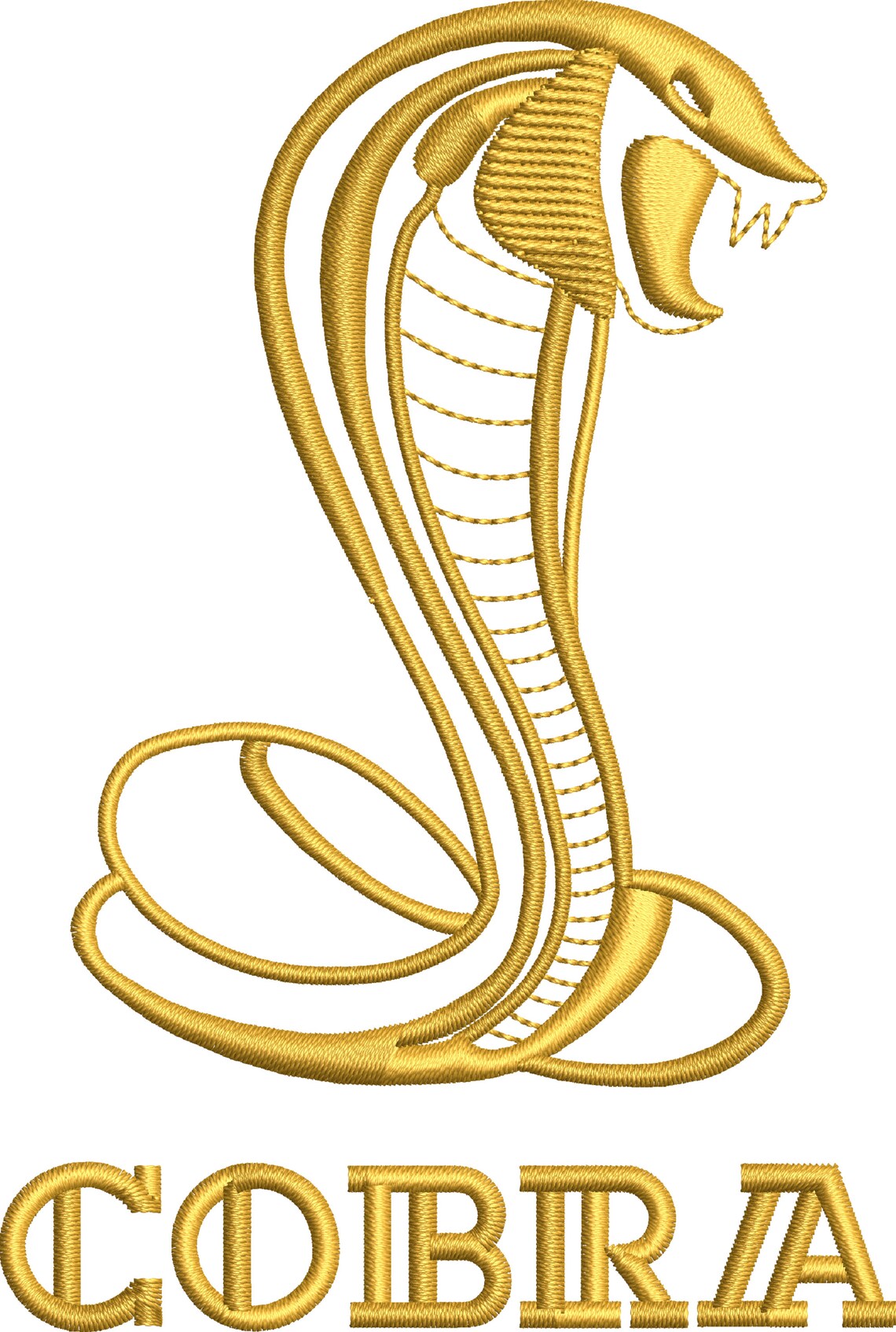 Cobra Machine Embroidery Design. - Etsy