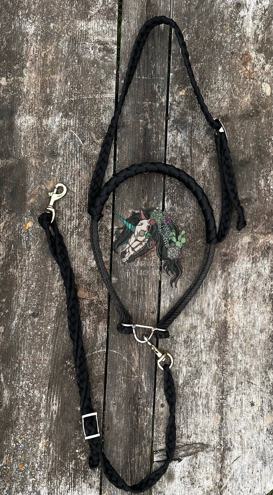 Custom Muletape Lariat Noseband Tiedown Headstall SET W/ Strap - Etsy