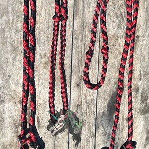 Custom Muletape Barrel Reins W/ Knots - Etsy