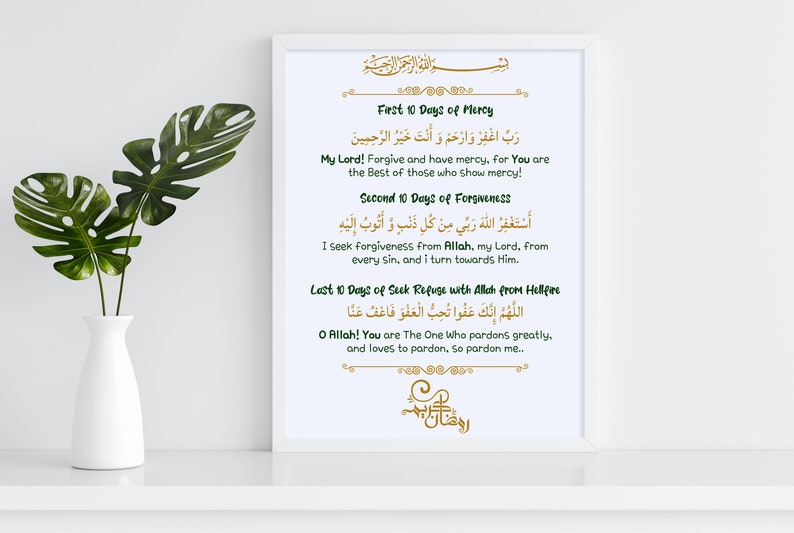 Ramadan Duas, Islamic Wall Art Svg, Fasting Duas, Suhoor Dua, Iftar Dua ...
