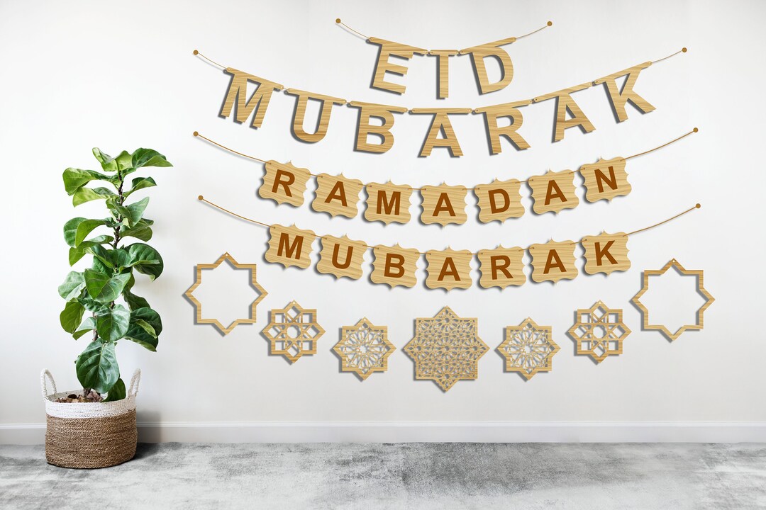 Ramadan Decoration Laser Cut, Ramadan Mubarak Cricut, Eid Mubarak ...