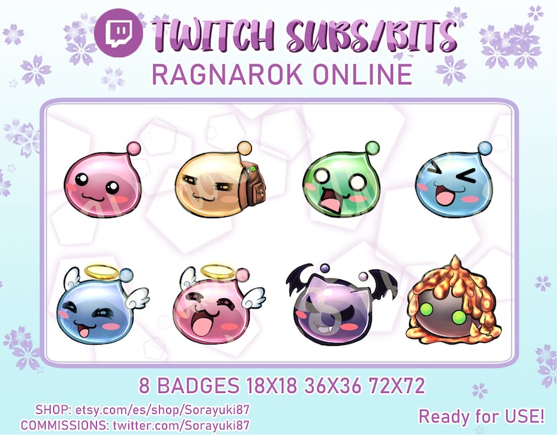 RAGNAROK ONLINE BADGES Twitch Stream | Subs | Emblems | Bits Emblems ...