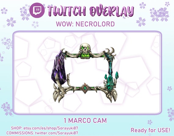 WOW TWITCH Overlay / Streamer Webcam / OBS / Necrolord - Etsy