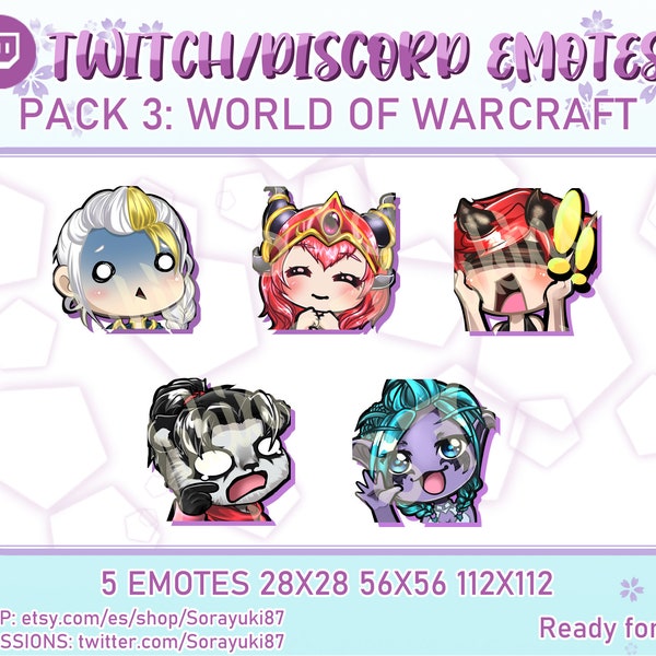 Wow Emotes Twitch - Etsy