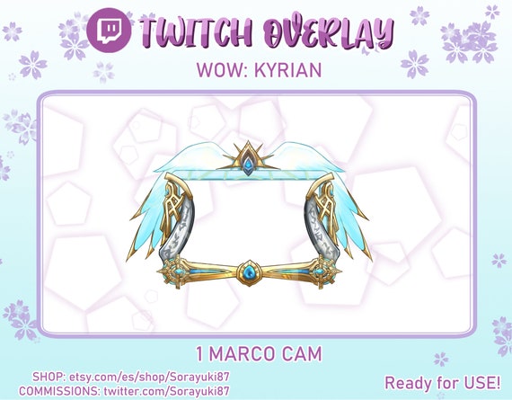 WOW TWITCH Overlay / Streamer Webcam / OBS - Etsy