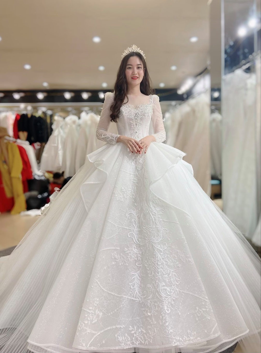 Stunning Ball-gown Wedding Dress Made to Order High Quality Wedding ...