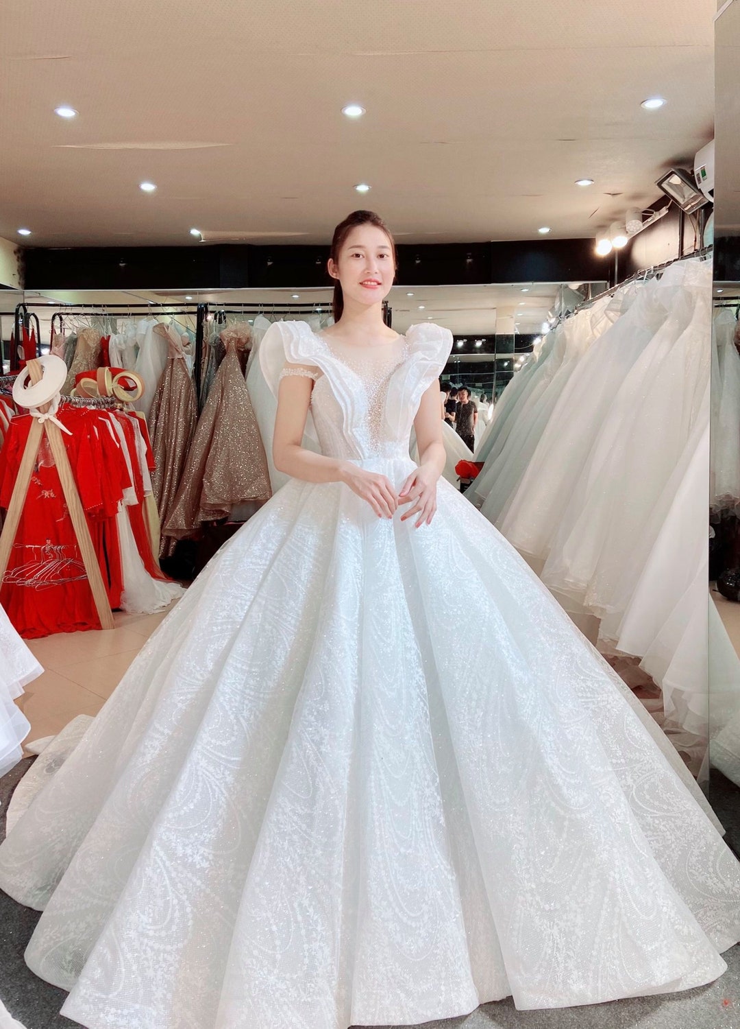 Charming Ball-gown Princess Style Wedding Dress Made to Order High ...