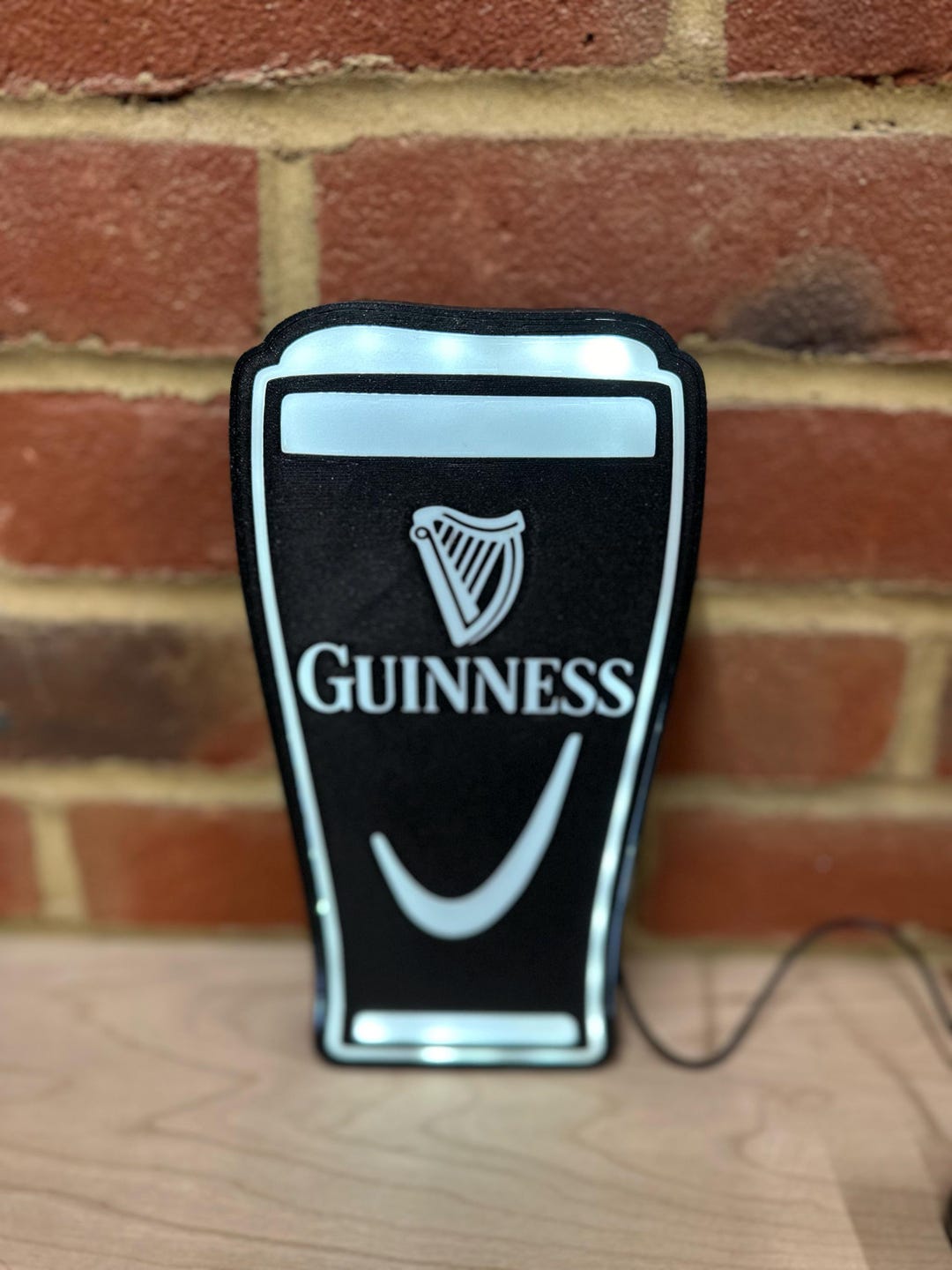Guinness-inspired LED Bar Sign Usb-powered Custom Light Home Bar & Man ...