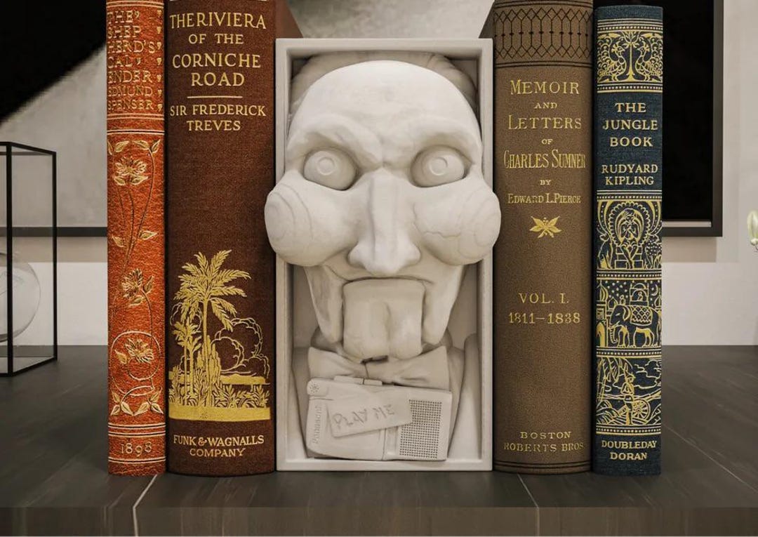 Billy the Puppet Book Nook 3D Printed Inspired by Saw Films Horror ...